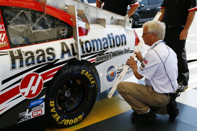 NASCAR Official Inspection editorial stock image. Image of chevy - 6328559