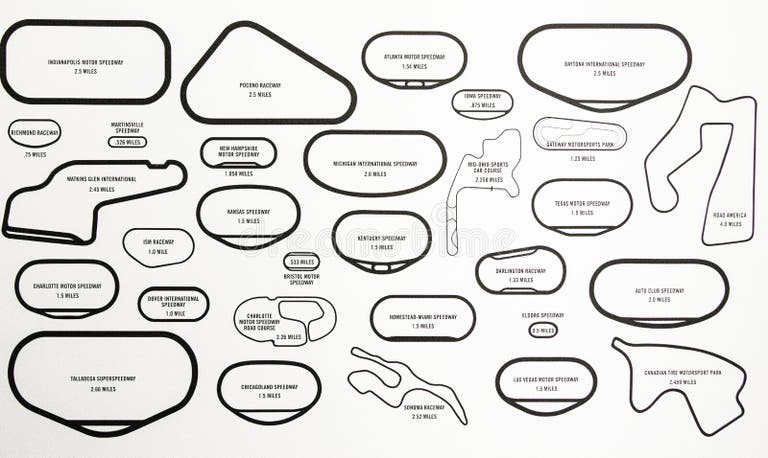 Nascar Racetracks Drawings editorial photo. Illustration of ...