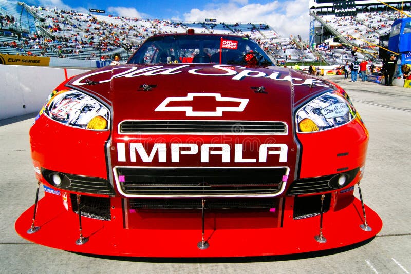 NASCAR - Impala s Ready! editorial stock image. Image of automobile ...