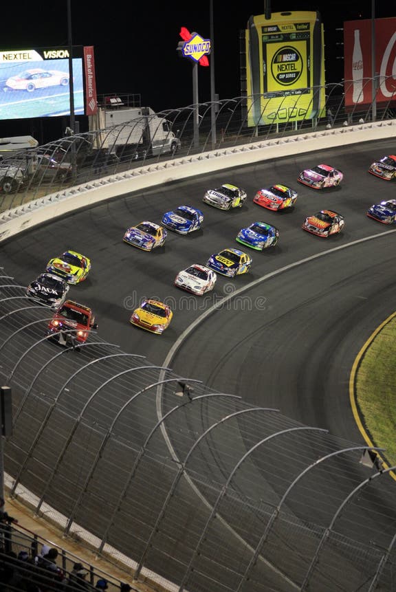 NASCAR - Turn 3 Under Caution Editorial Photo - Image of fans ...
