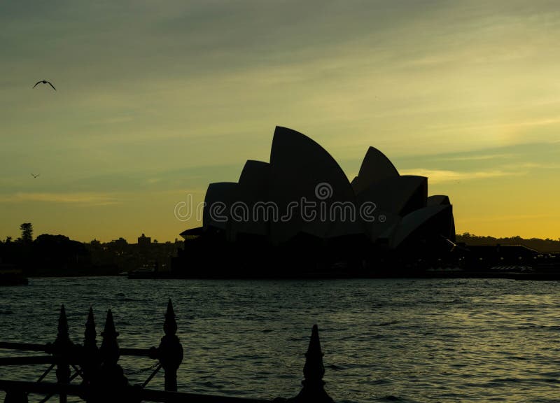 Nascer Do Sol Sobre Sydney Harbour Fotografia Editorial - Imagem de ...