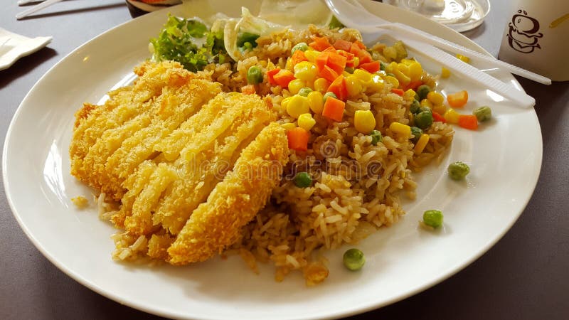 NasGor stock photo. Image of katsu, salad, goreng, nasgor - 57648196