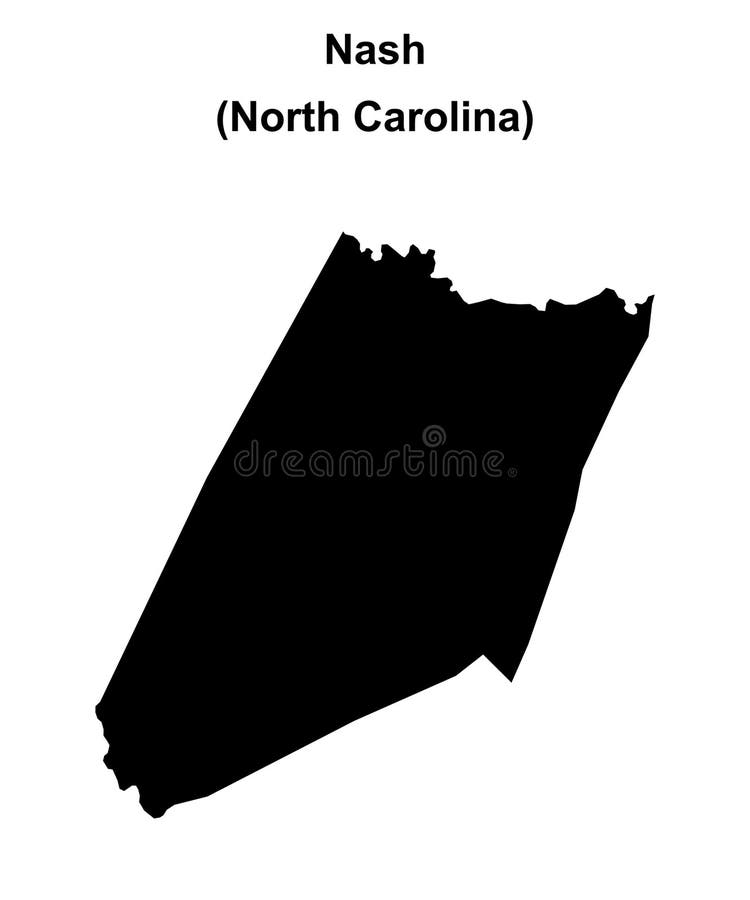 Nash outline map stock vector. Illustration of territory - 357461288