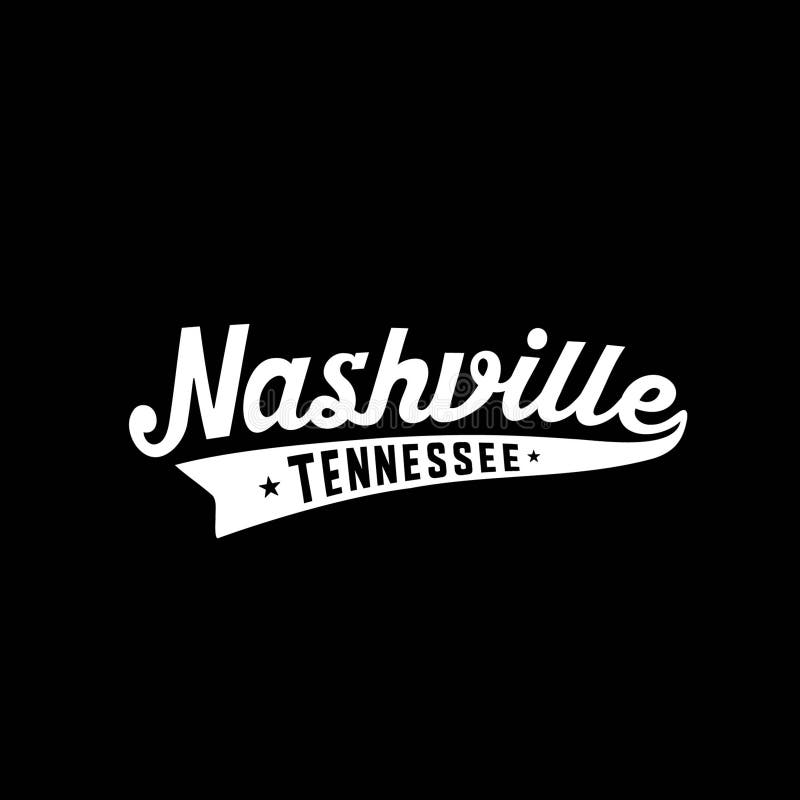 Nashville, Tennessee Lettering Design. Nashville Typography Design ...