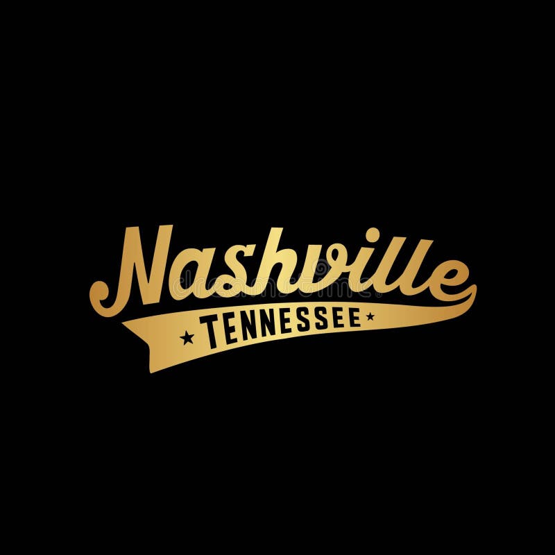 Nashville, Tennessee Lettering Design. Nashville Typography Design ...