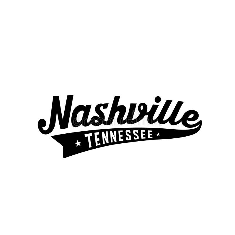 Nashville, Tennessee Lettering Design. Nashville Typography Design ...