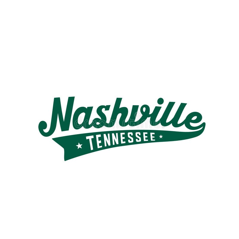 Nashville, Tennessee, USA. Nashville Logo Design Template. Vector and ...