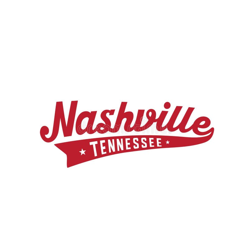 Nashville, Tennessee Lettering Design. Nashville Typography Design ...