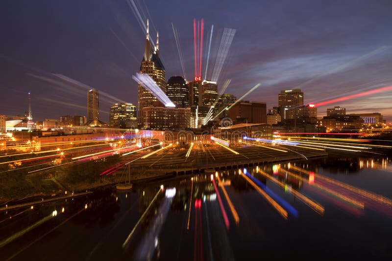 Nashville, Tennessee (panoramic) Editorial Stock Image - Image of ...