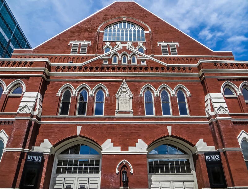 Ryman Auditorium, Nashville, Tennessee Stock Image - Image of ...