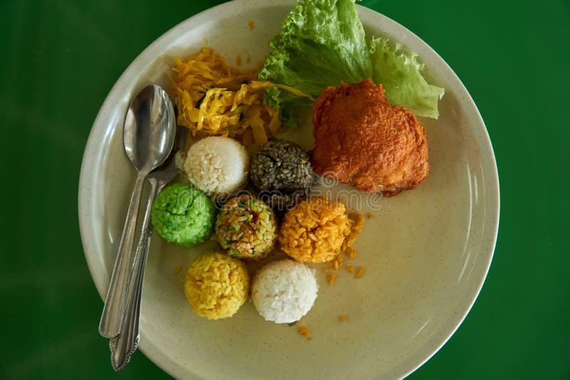 Nasi 7 Benua with 7 Different Rice Type that Represent 7 Continents of ...