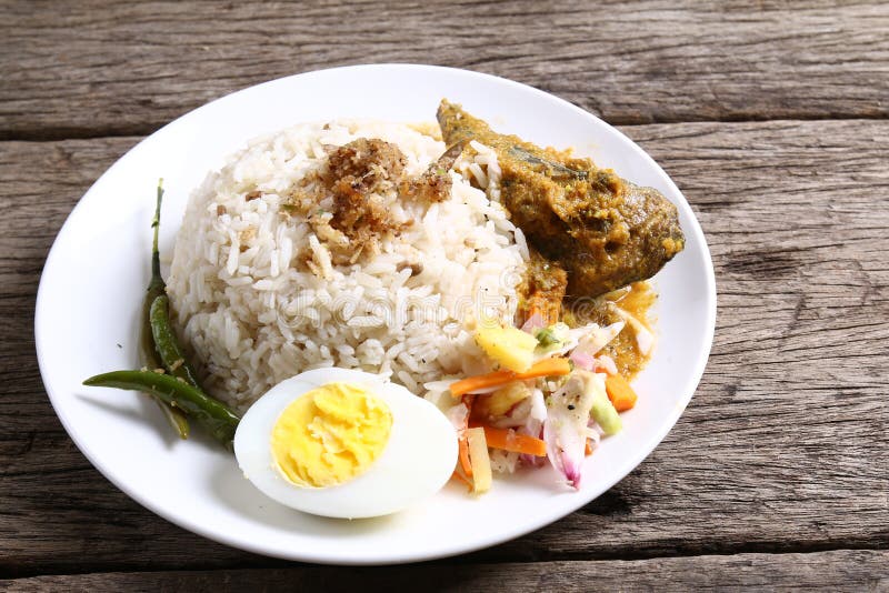 Dagang De Nasi, Una Comida Malasia Popular En La Costa Este Del Malasio ...