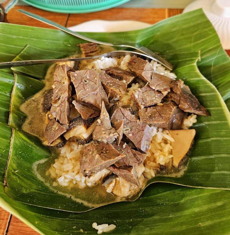 Nasi Gandul a Special Dish from Indonesia Stock Image - Image of nasi ...
