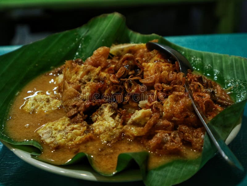 NASI GANDUL Traditional Food Indonesian Stock Photo - Image of ...