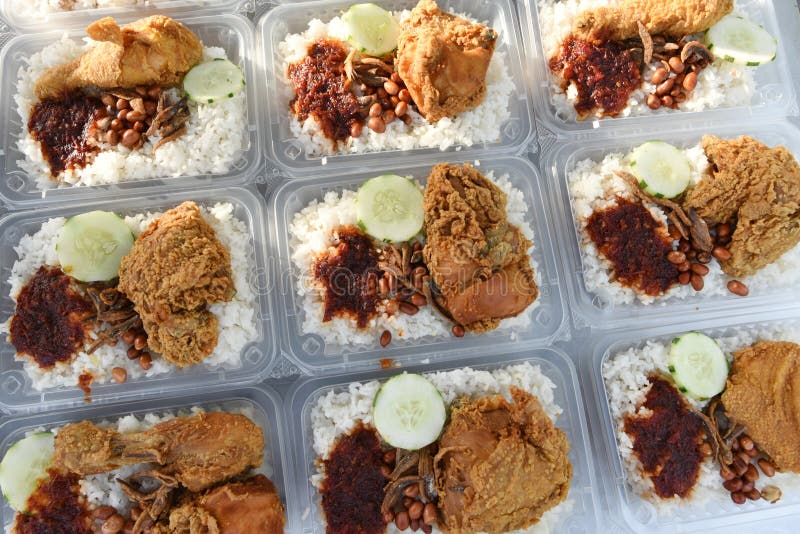 Nasi Lemak stock photo. Image of lunch, delicious, delicacy - 137538432