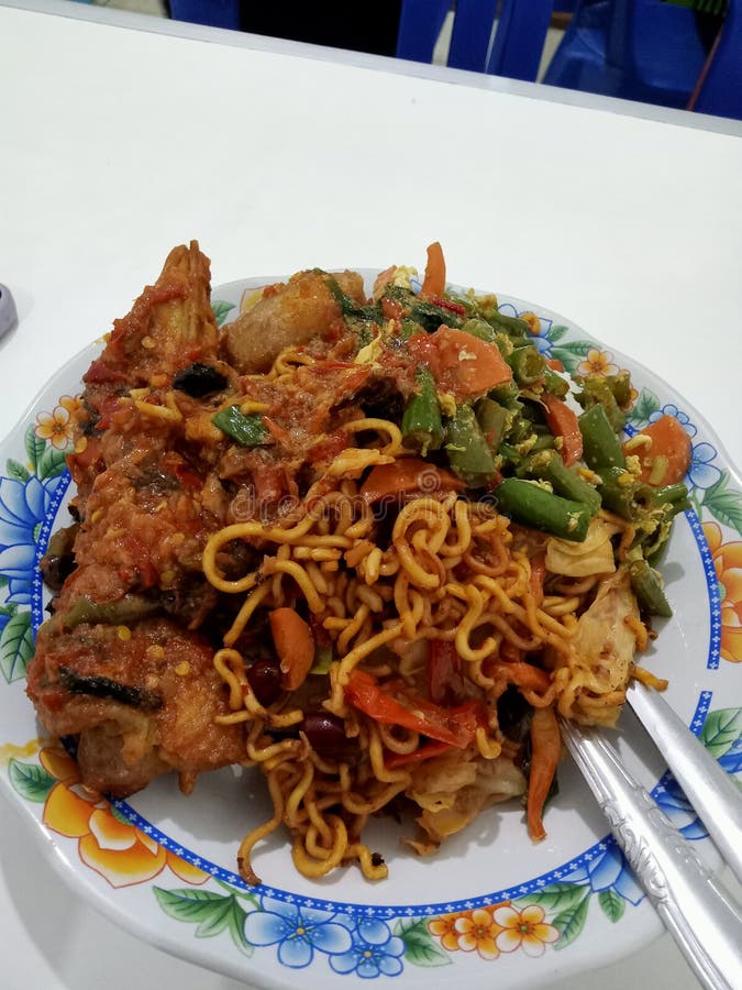 Nasi rames stock image. Image of rames, nasi, called - 263971401