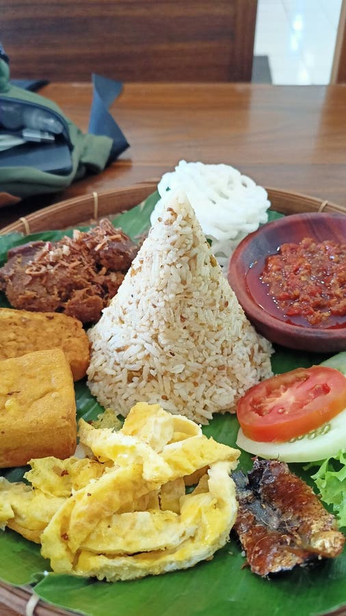 Nasi Tutug Oncom Tradisional Dish from West Java Indonesia Stock Image ...