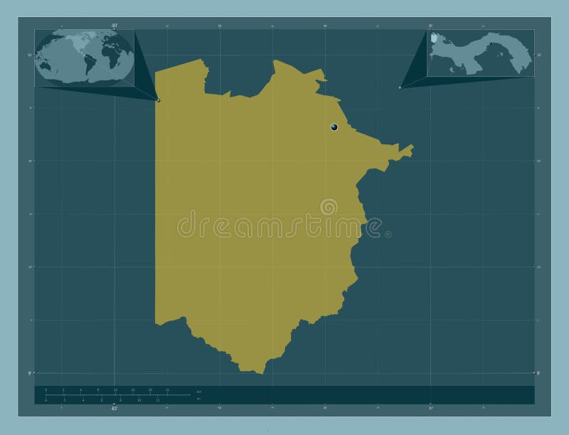 Naso Tjer Di Comarca, Panama. Solid. Capital Stock Illustration ...