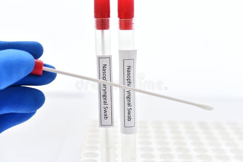 Nasopharyngeal Swab from Patient for COVID-19 Test Stock Image - Image ...