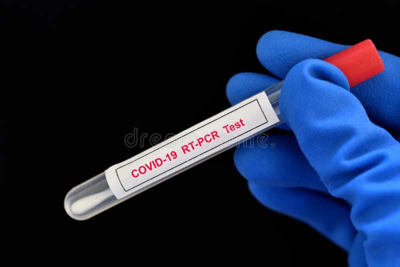 Nasopharyngeal Swab for COVID-19 RT-PCR Test Stock Photo - Image of ...