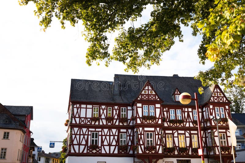 Nassau an Der Lahn German Town Stock Photo - Image of town, german ...