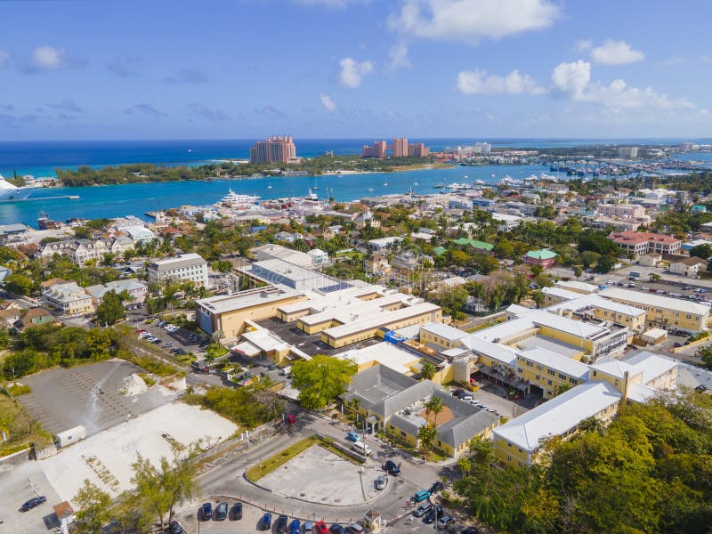Nassau Historic Downtown Aerial View, Bahamas Stock Image - Image of ... Nassau Historic Downtown Aerial View, Bahamas Stock Image - Image of ...