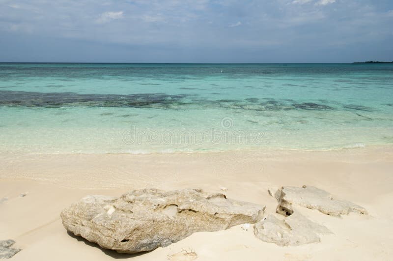 Nassau City Public Beach Landscape Stock Photo - Image of nature, water ...