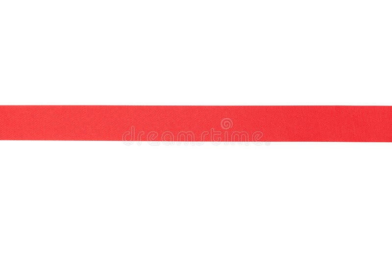 Nastro rosso immagine stock. Immagine di bello, chiusura - 34797407