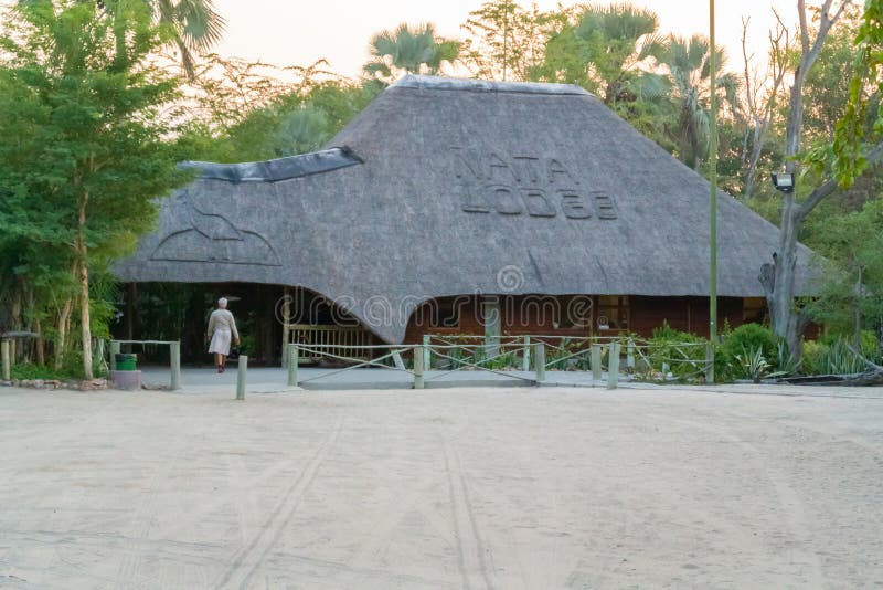 Nata Lodge in Botswana editorial stock photo. Image of view - 56702848
