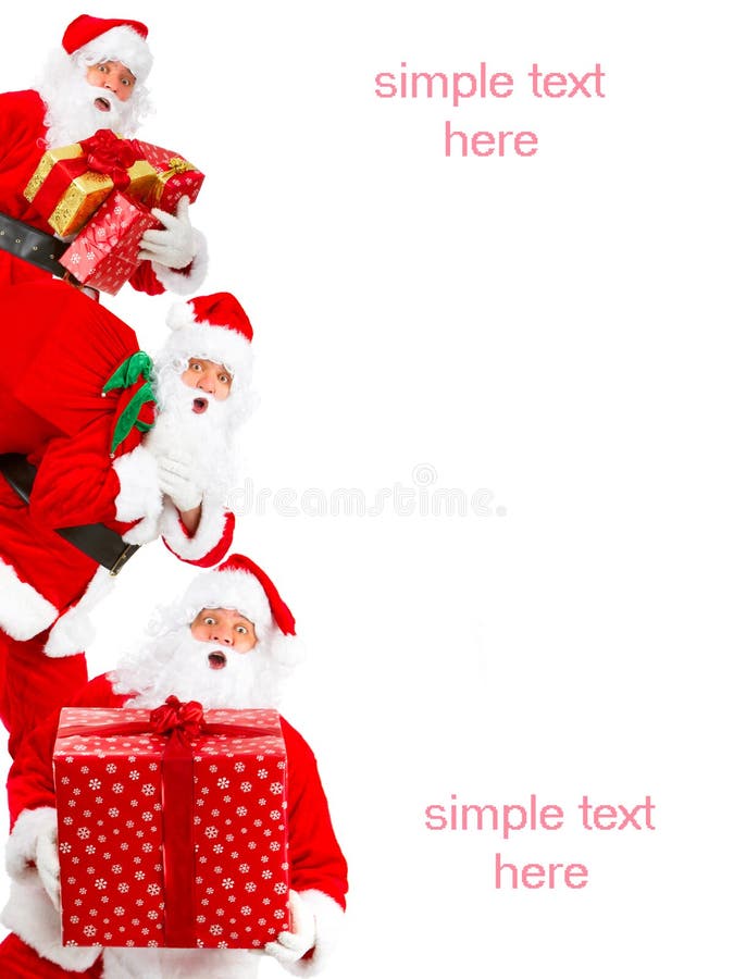 Natal Santa imagem de stock. Imagem de povos, claus, feriado - 6955347