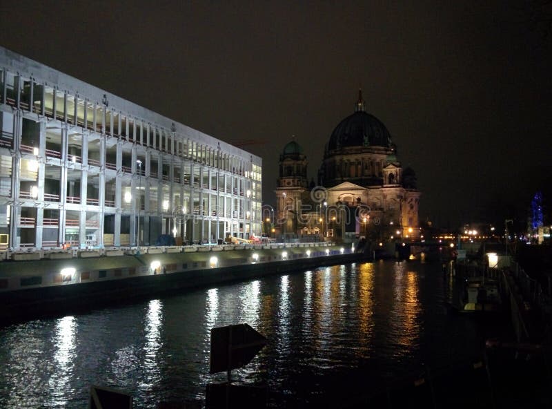 Natal MItte Berlin Germany Na Noite Imagem de Stock Editorial - Imagem ...