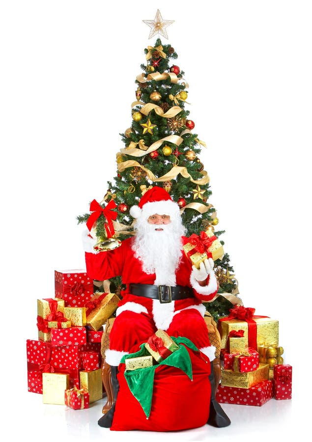 Natal Santa imagem de stock. Imagem de pessoa, decorar - 10991569