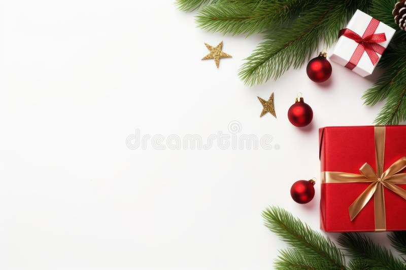 Natal-Themed Background: a Festive Holiday Setting. Generative AI Stock ...