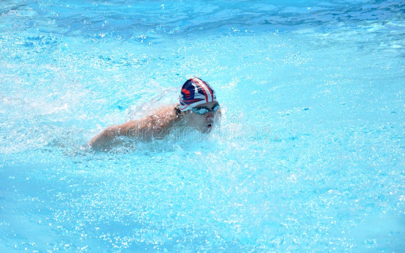 Swimming competition stock image. Image of full, competition - 13897611