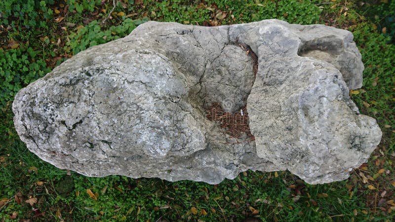 Nateral Shaped White Stone. Meteorites Stock Photo - Image of white ...
