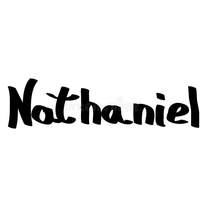 Nathaniel Male Name Street Art Design. Graffiti Tag Nathaniel. Vector ...