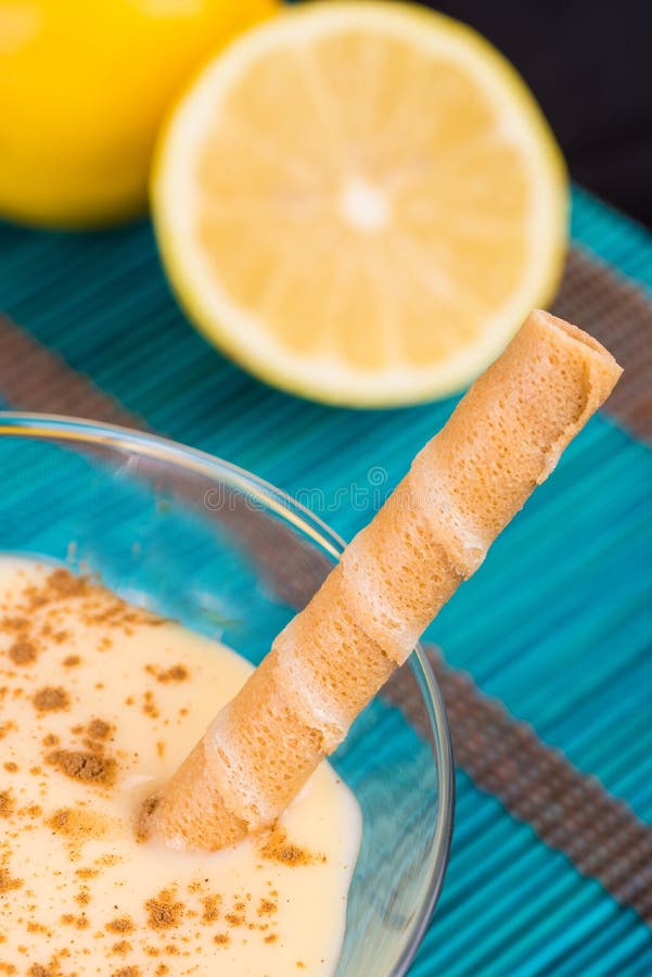 Natilla dessert stock image. Image of cinnamon, spanish - 82742105