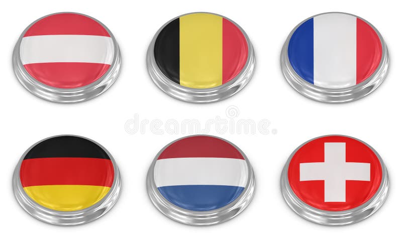 Nation flag icon set stock illustration. Illustration of icon - 28639857