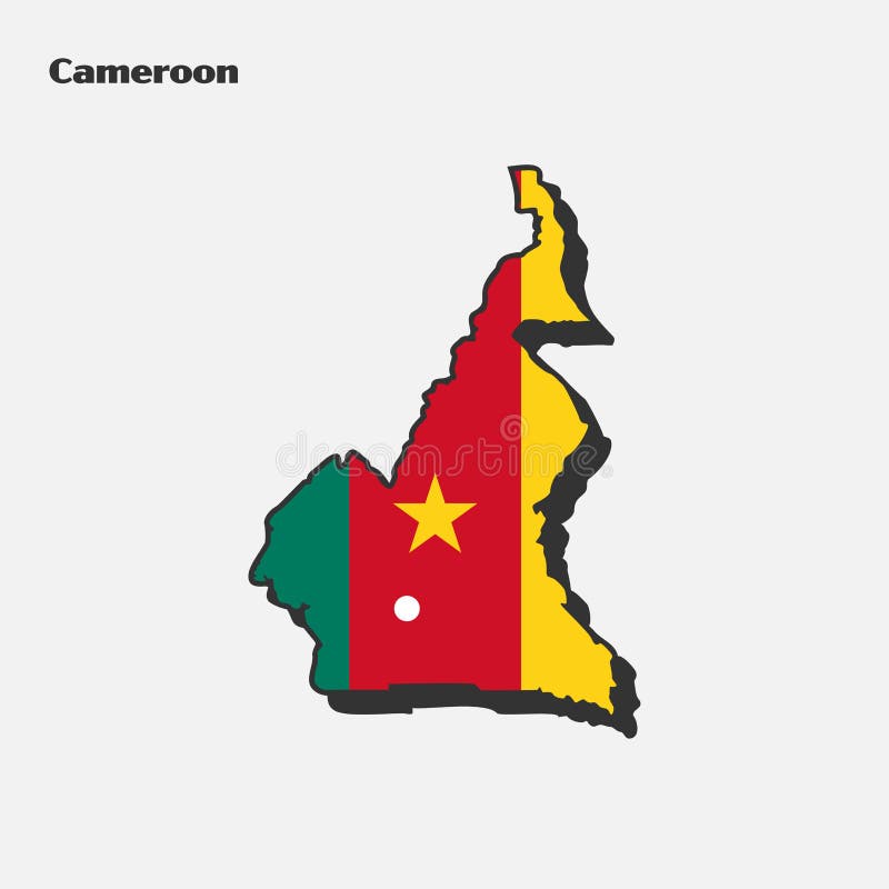 Cameroon Country Nation Flag Map Infographic Stock Illustration ...