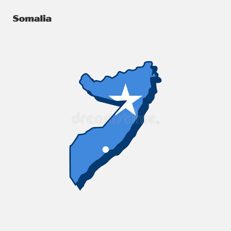Somalia Nation Flag Map Infographic Stock Illustration - Illustration of location, country ...
