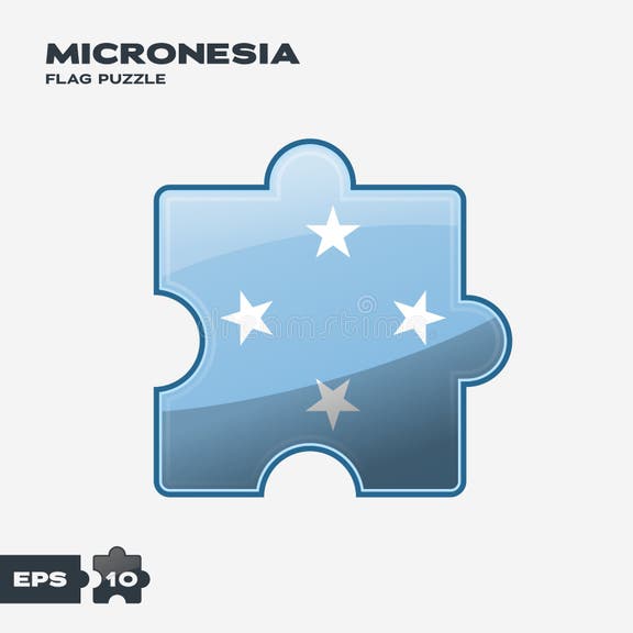 Micronesia Flag Puzzle Pieces Stock Illustrations – 3 Micronesia Flag ...