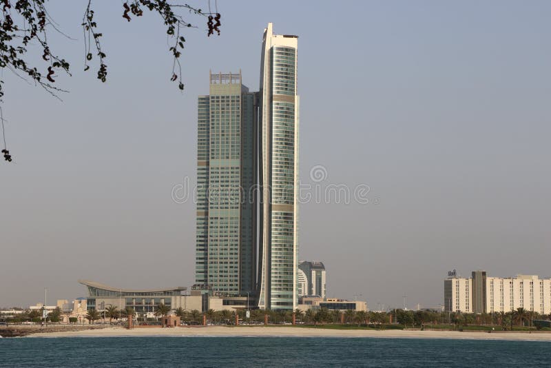 Nation towers abu dhabi editorial photo. Image of beautiful - 71804626
