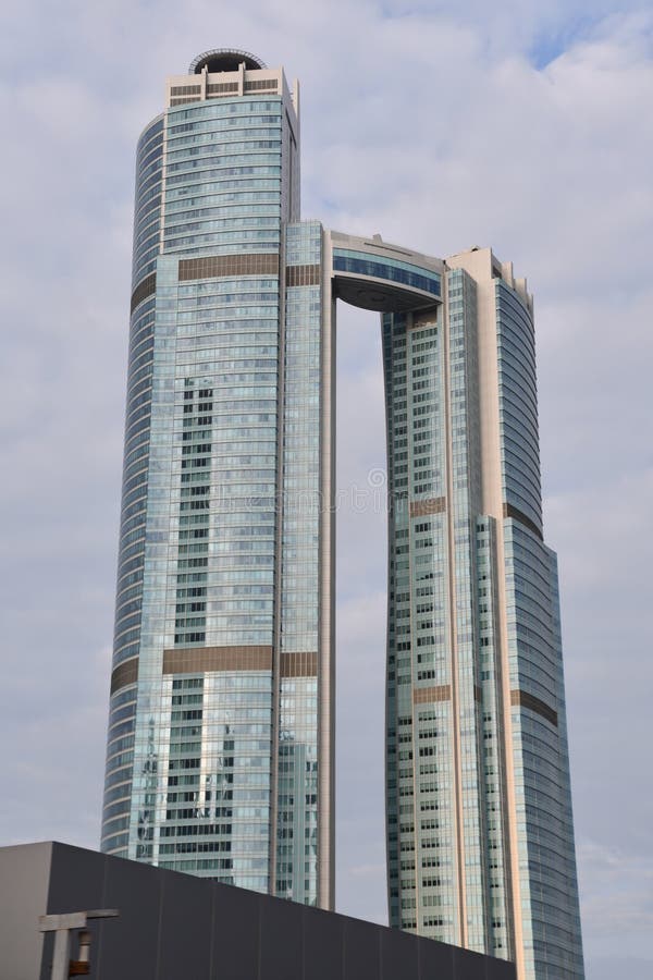 Nation Towers in Abu Dhabi, UAE Editorial Stock Image - Image of ...