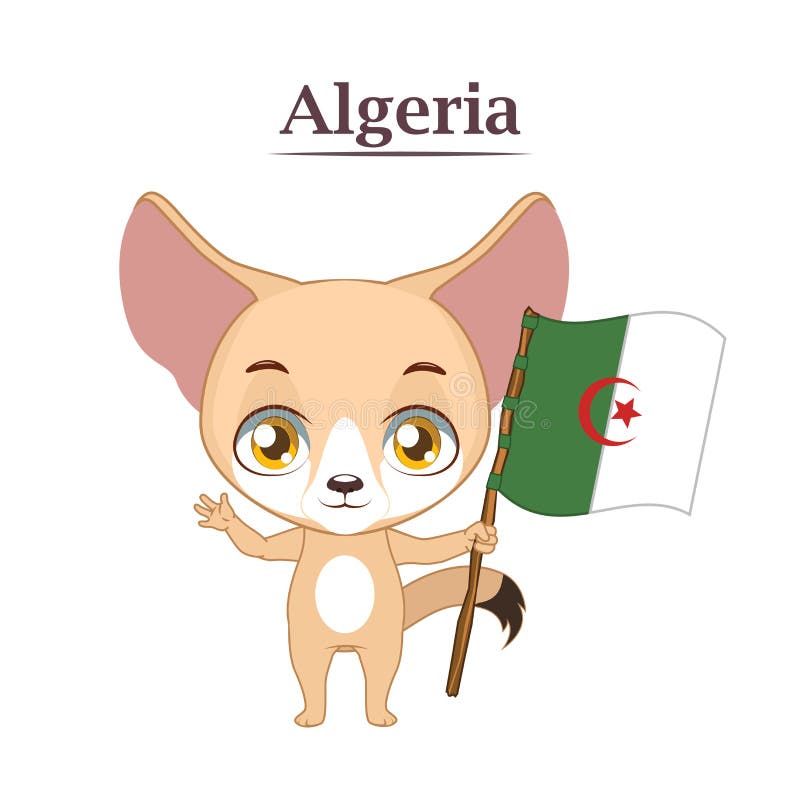 Nationaal Dier Springbok Die De Vlag Van Zuid-Afrika Vasthoudt Vector ...