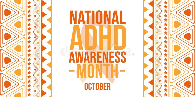 National ADHD Awareness Month Banner for October, Highlighting ...