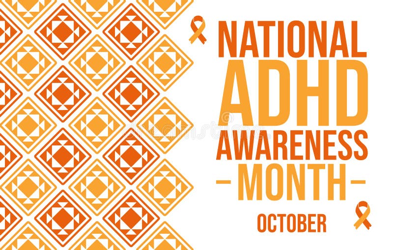 National ADHD Awareness Month Banner for October 2024, Highlighting ...