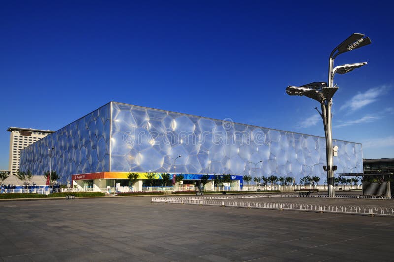 National Aquatics Center- Water Cube in Beijing Editorial Photography ...