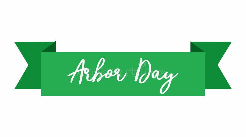 Arbor Day Banner, Arbor Day Vector Illustration Stock Vector ...