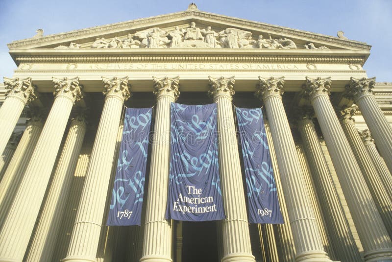 National Archives editorial photography. Image of columbia - 26890752