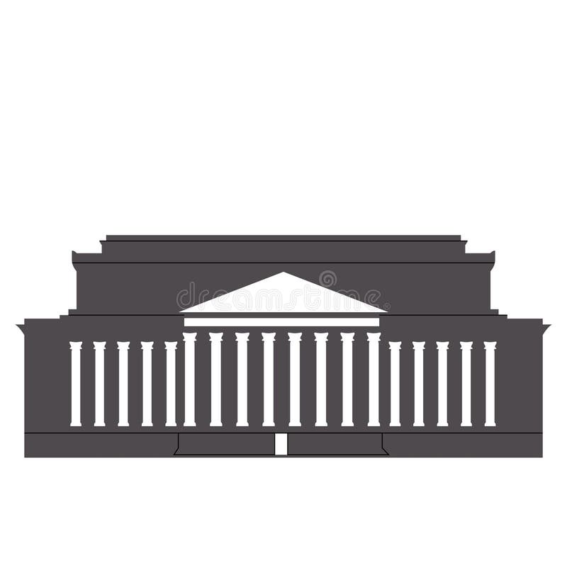 National Archives Building Washington DC Stock Vector - Illustration of ...
